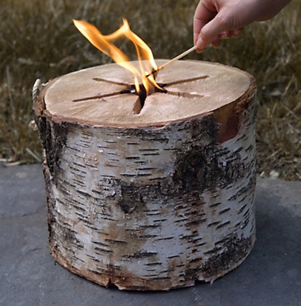 Bonfire logs- great idea or just a little odd? » Sage Outdoor Designs